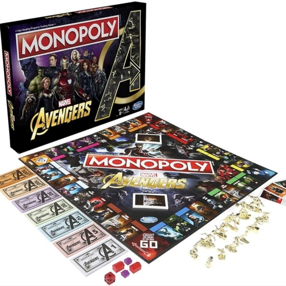 Hasbro | Toys | Monopoly Marvel Avengers | Poshmark